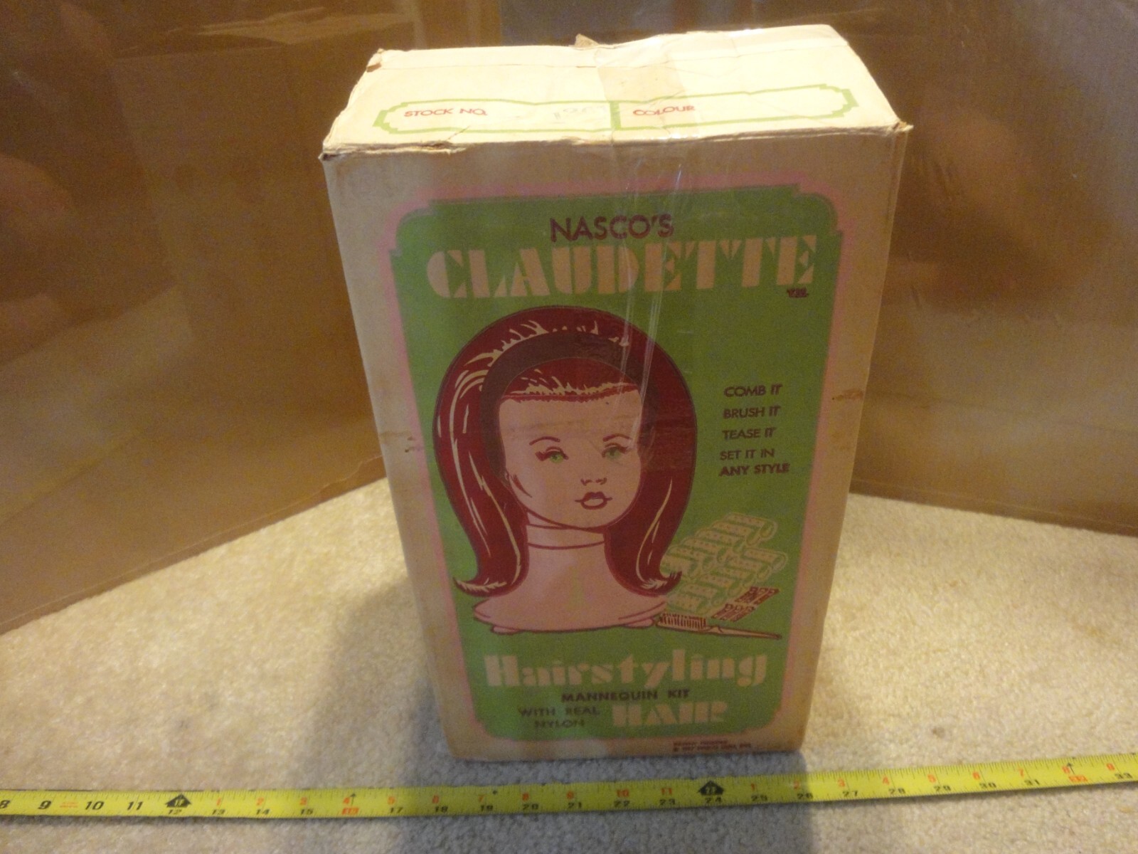 Vintage Nasco, Claudette Blond Hairstyling Mannequin doll kit, set. | eBay