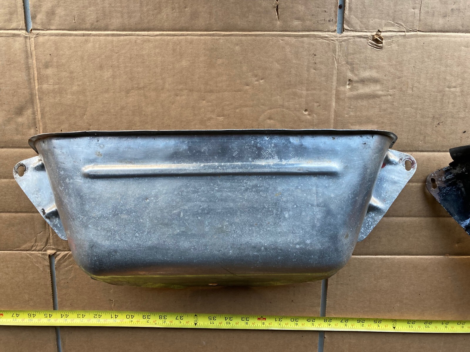 Vintage Ford Aluminum Radiator AIR DEFLECTOR Top - 2 Pieces | eBay