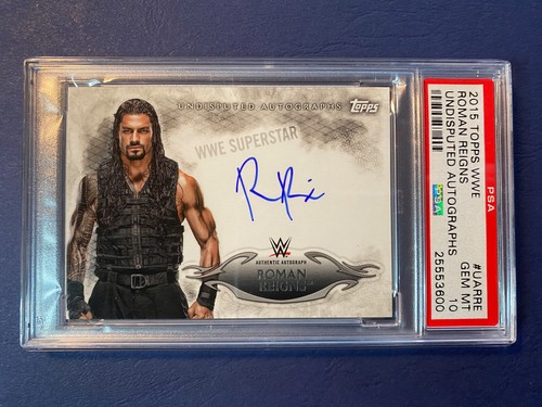 2015 Topps WWE Undisputed - Autographs #UA-RRE Roman Reigns (AU) for ...