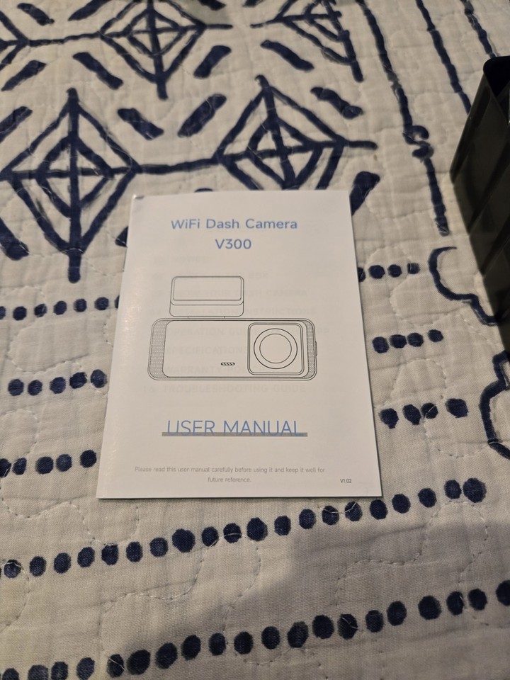 Dash Cam 1296P Front V300 WiFi Cars with App Night Vision 24H Parking ...