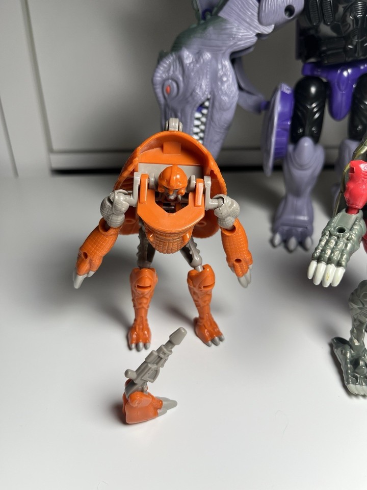 Transformers Beast Wars 1996 Lot of 4- Megatron, Armordillo, Insecticon ...