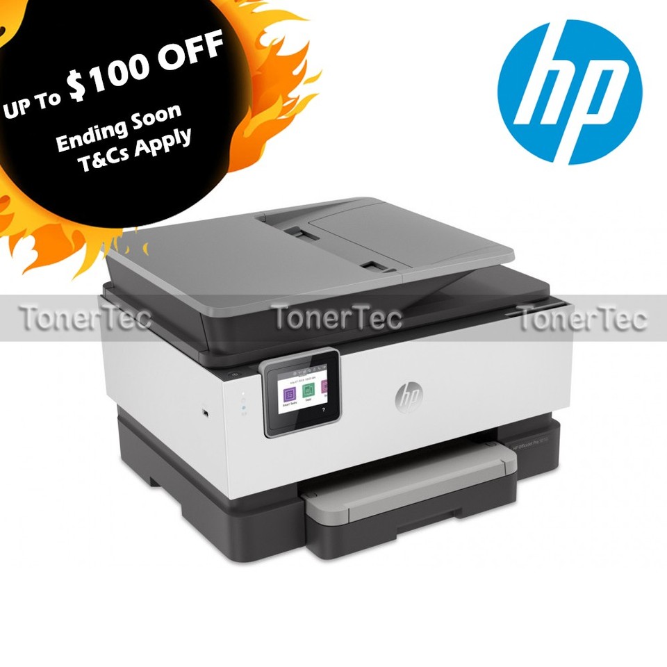 HP OfficeJet Pro 9010 4-in-1 Wi-Fi Printer with #965 INK+FAX 1KR53D ...