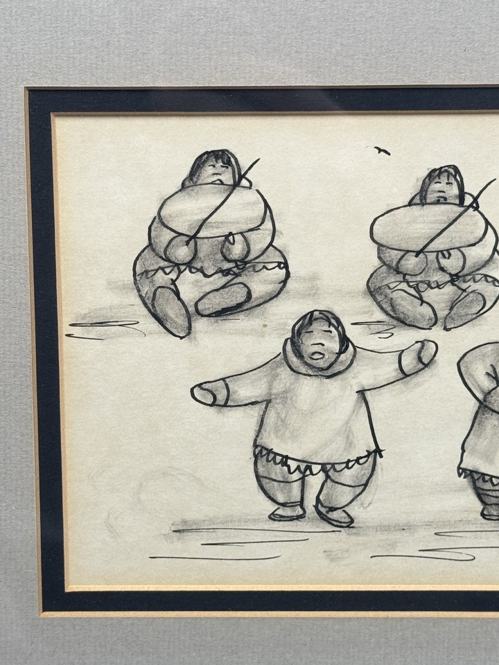 Original Art Drawing by ROBERT MAYOKOK Eskimo Inuit | eBay