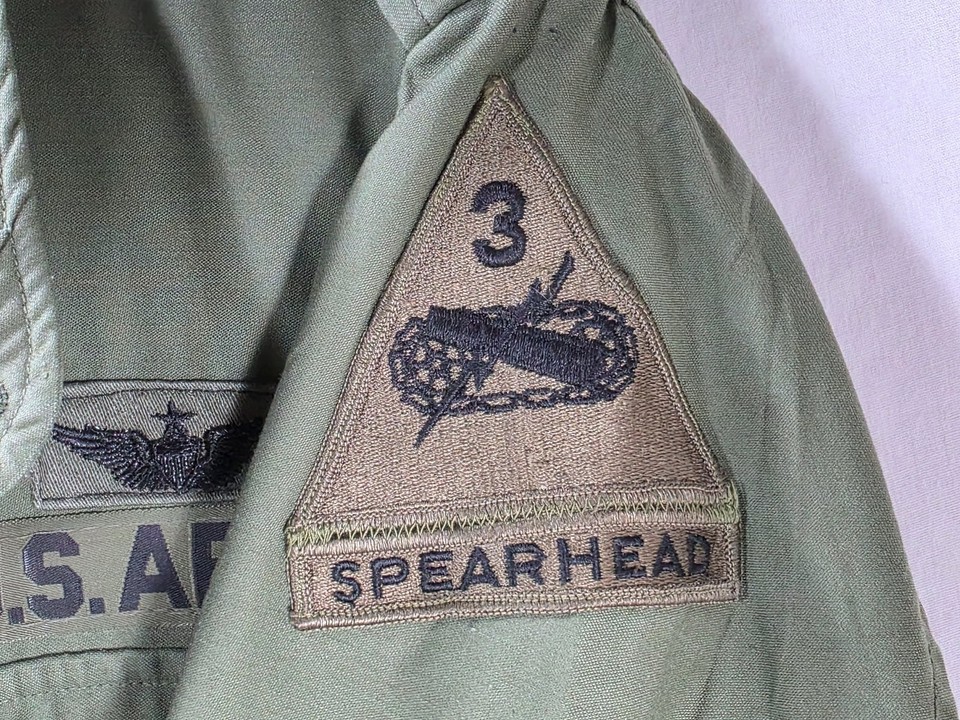 Vintage US Army M-65 Field Jacket OG 107 ALPHA Military M65 USA Vietnam ...