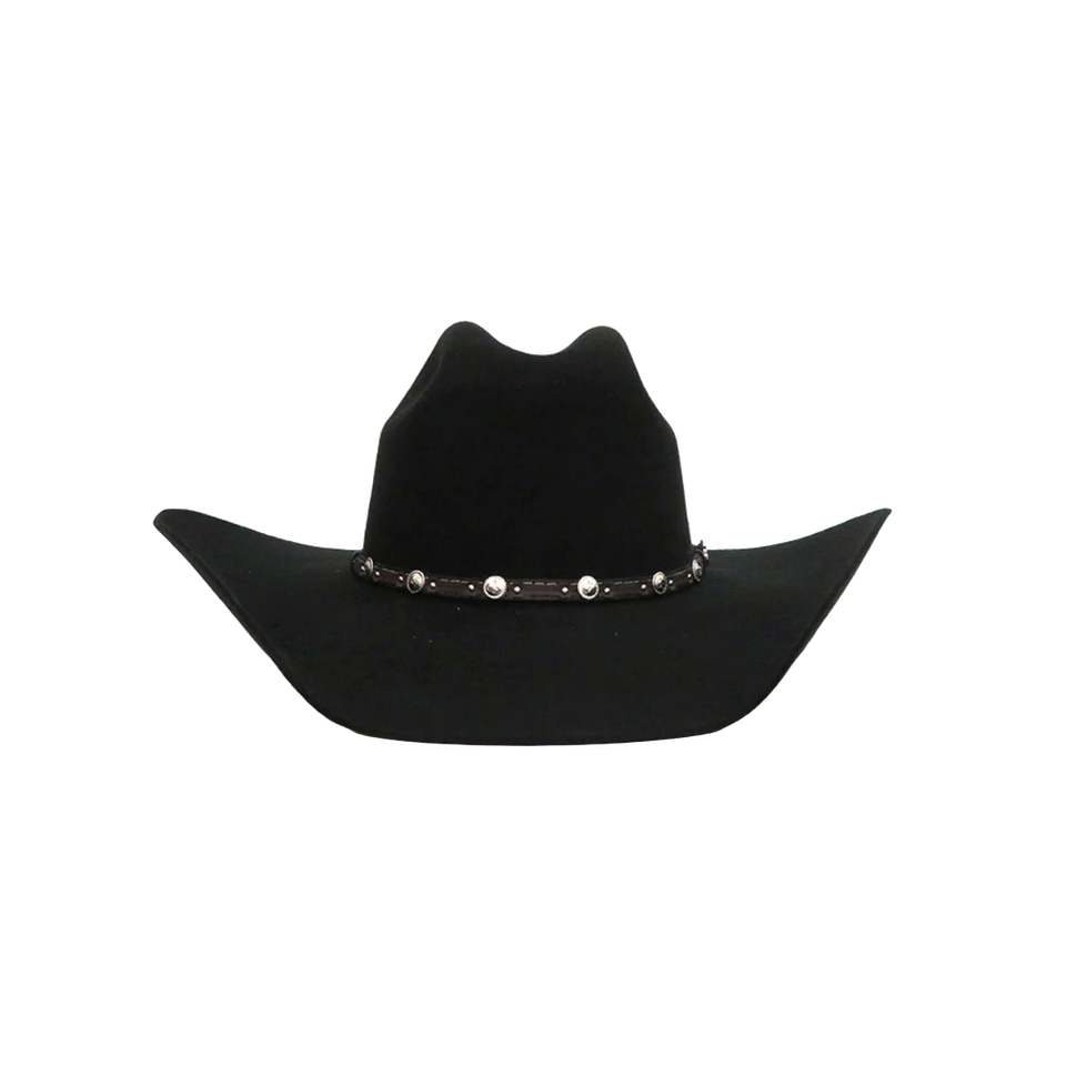 Justin® 2X Buster Premium Wool Black Felt Cowboy Hat JF0230BUST44-BLK ...