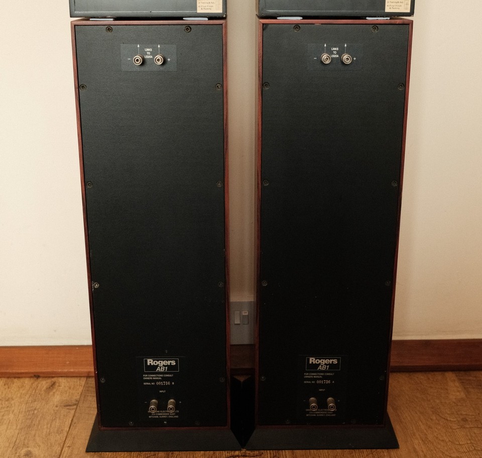 Rogers AB1 AB-1 subwoofer for LS3/5a Pristine Condition | eBay