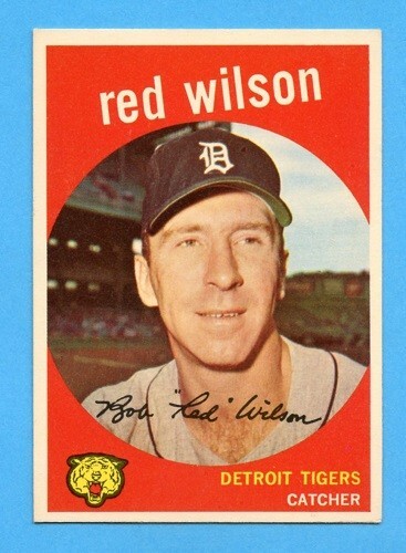 1959 TOPPS # 24 RED WILSON DETROIT TIGERS NM FREE SHIPPING | eBay