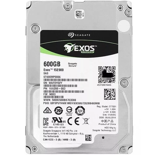 ST600MP0006 SEAGATE 600GB 12Gbs 256MB 15K 2.5'' SAS Hard Drive 100% ...