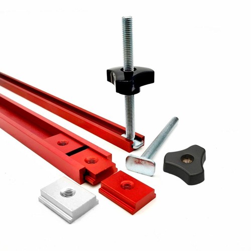 1*Woodworking T Track T-Slot Aluminum Miter Jig Fixture T Bolts Sliding ...