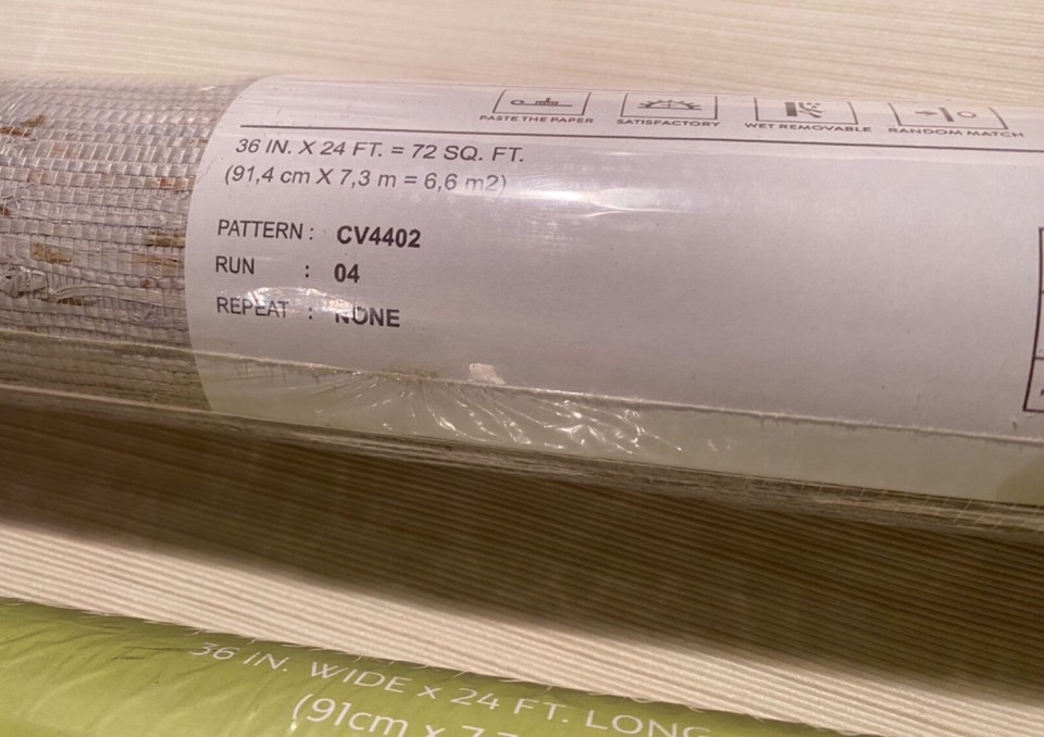 8YD YORK CV4220 Artisanal Light Blue Arrowroot Grasscloth Wallpaper ...