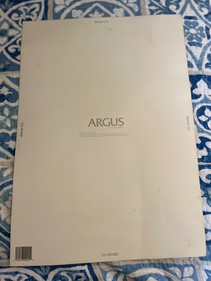 Vintage Garfield Argus Poster | eBay