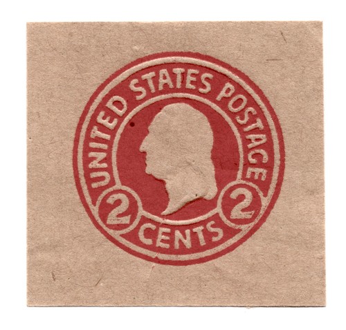 US 1915 2¢ Washington Cut Square #U434 MH CV $70 | eBay