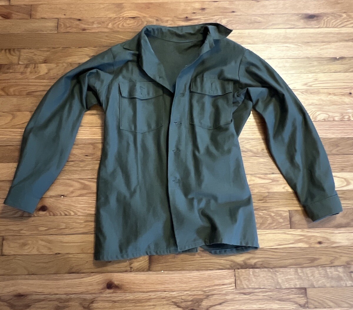 Vintage field jacket M85 military Olive green LARGE - Gem