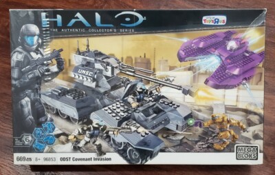 Mega Bloks Halo ODST Covenant Invasion with UNSC Scorpion & Vampire ...