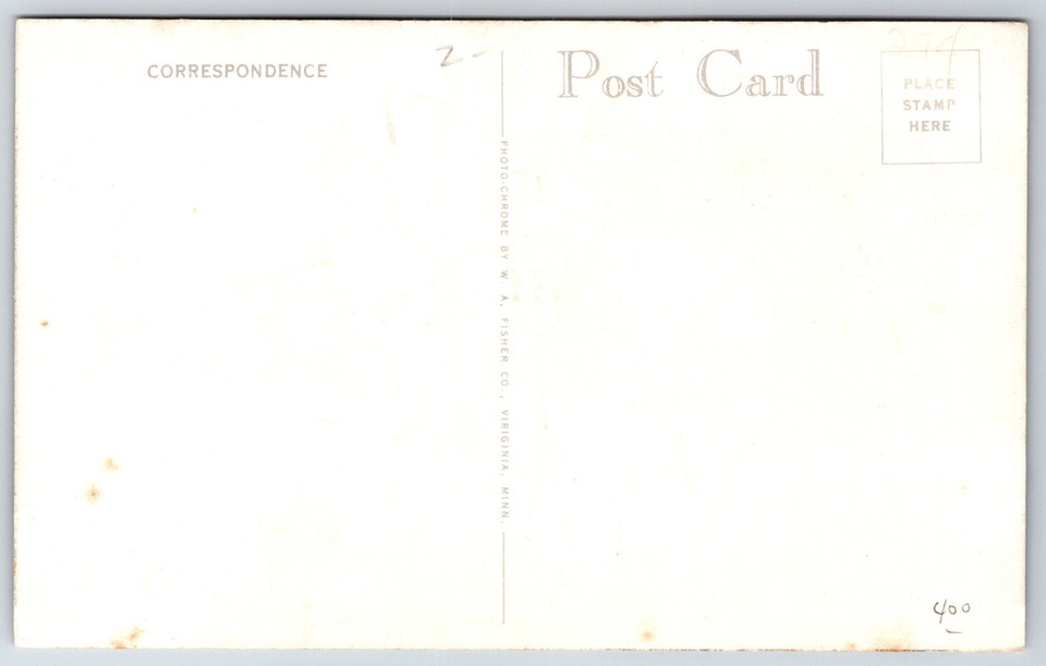 Walker Minnesota~Bayside Resort Main Entrance~Leech Lake~1950s B&W ...