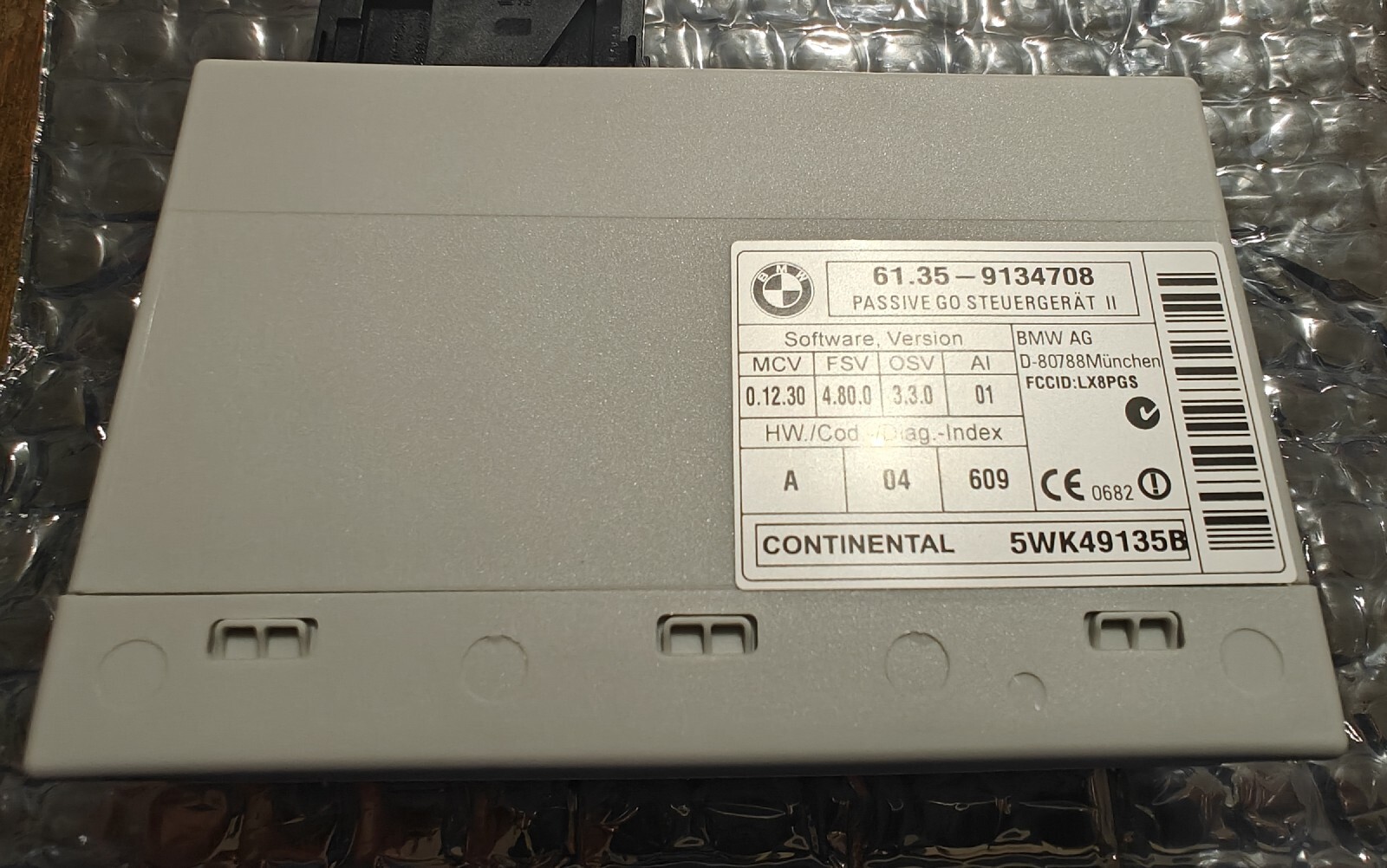 BMW 335i LCI E90 4 Door Sedan Comfort Access Passive Go Control Module ...