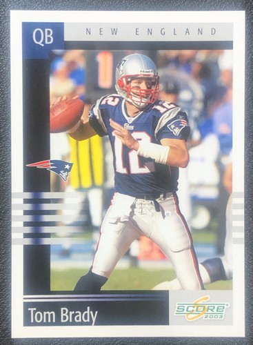 Tom Brady Score 2003 #81 Football Trading Card | eBay