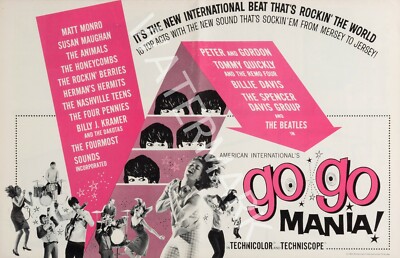 The Beatles - Go Go Mania - 1965 Vintage Music Poster | eBay