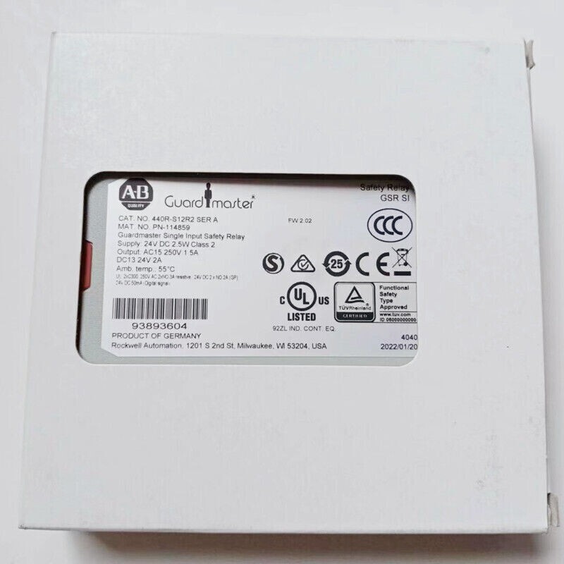 New AB 440R-S12R2 Guardmaster Single Input Safety Relay 440RS12R2 | eBay