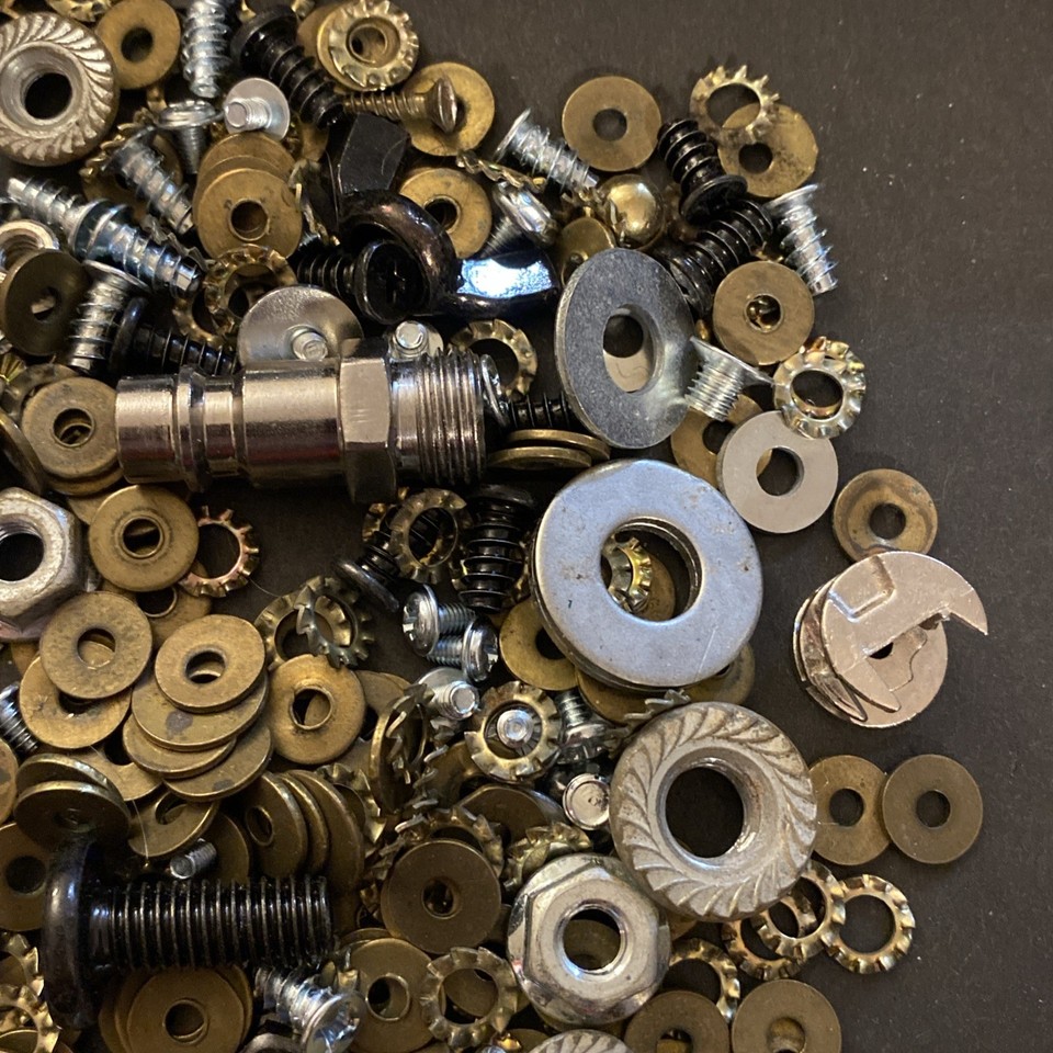 Junk Drawer Hardware Lot - Misc Bolts, Washers, Etc | eBay