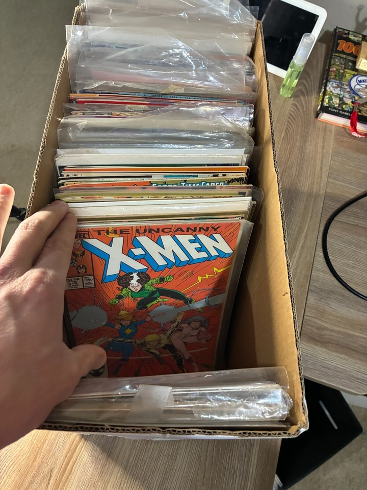 All X-men X-Titles Comic Book Lot Short Box 100+ Marvel Issues Copper ...