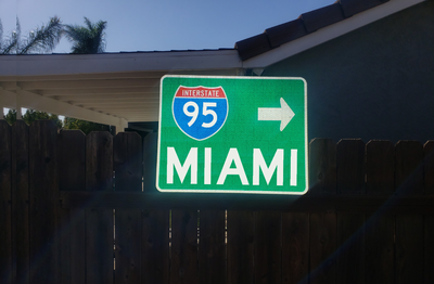 Miami Florida Sign Florida Unveils New "Free State Of Florida" Welcome