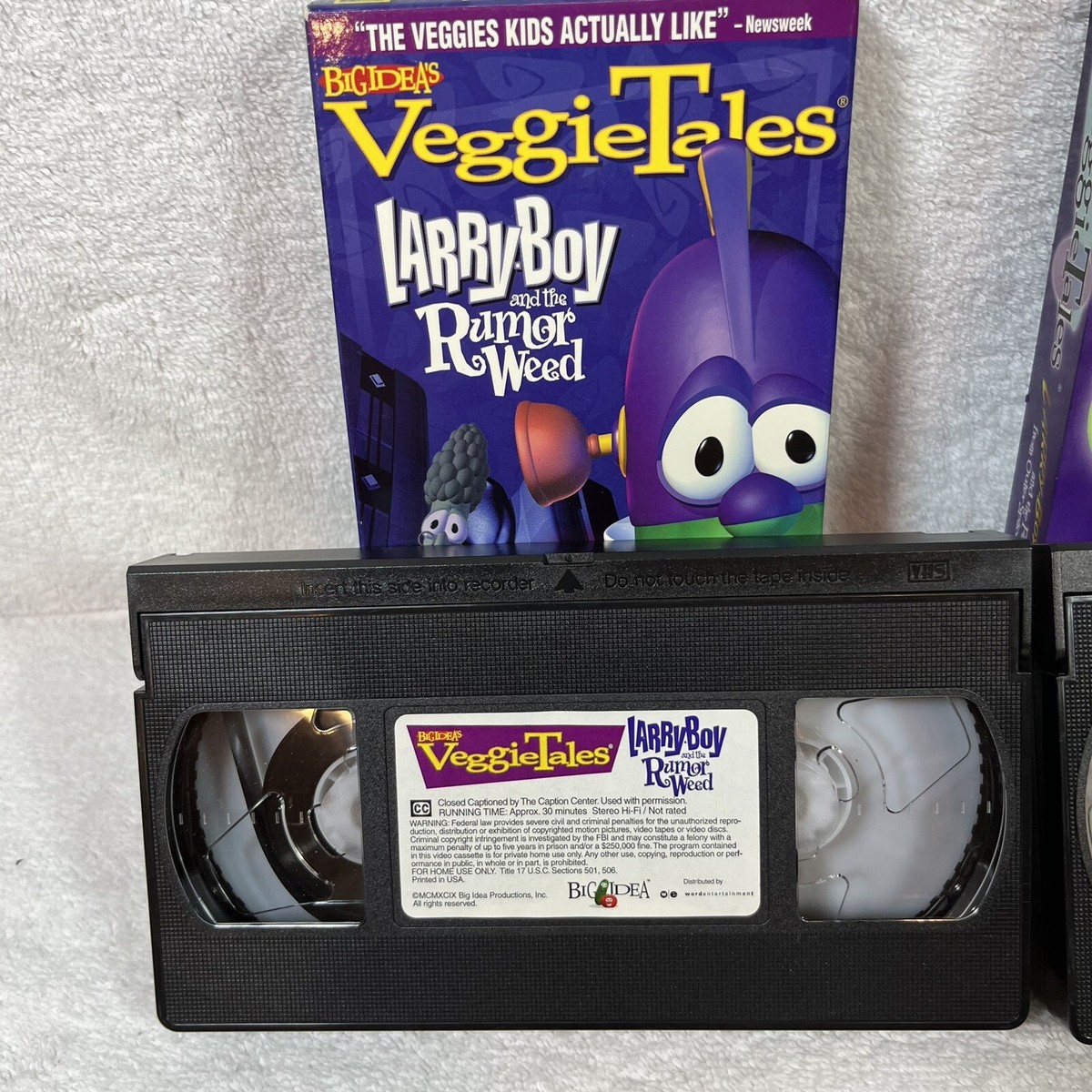 Larryboy Og Fibben Fra Verdensrommet Vhs VeggieTales Larryboy The