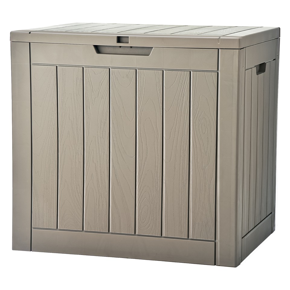 118L Garden Storage Box Waterproof Medium Outdoor Storage Box with Lid ...