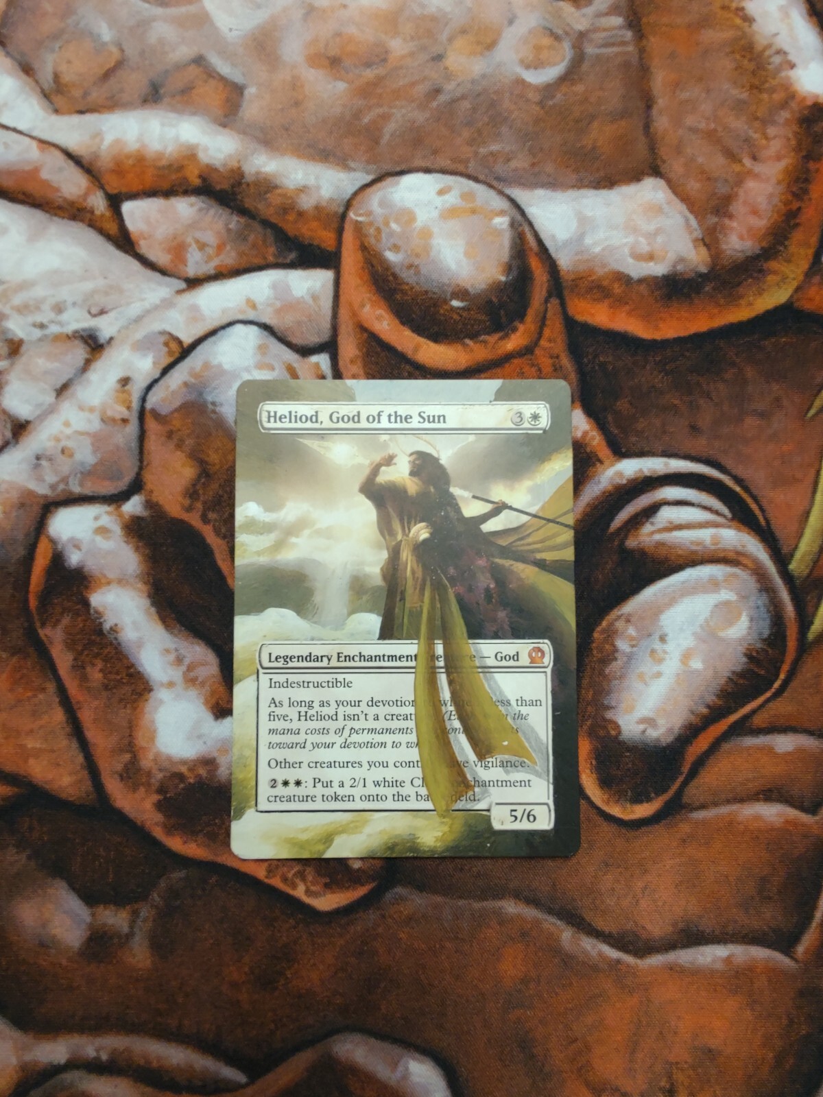 Magic the Gathering Heliod, God of the Sun Hand Painted Unique Custom ...