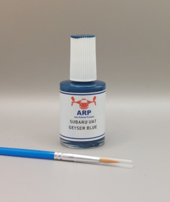 For SUBARU Code UAT GEYSER BLUE Automotive Touch up Paint + Fine Tip ...