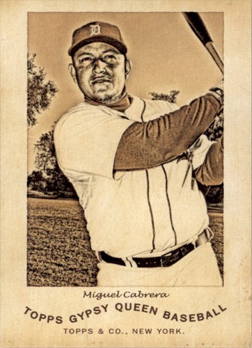 2014 Topps Gypsy Queen N174 Gypsy Queen #N174MC Miguel Cabrera Tigers ...