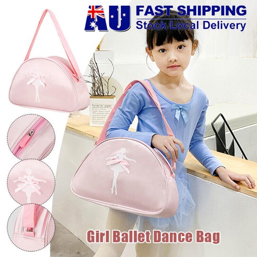 Kids Girls Ballet Dance Bags Lovely Handbag Shoulder Bag Tote Zipper ...