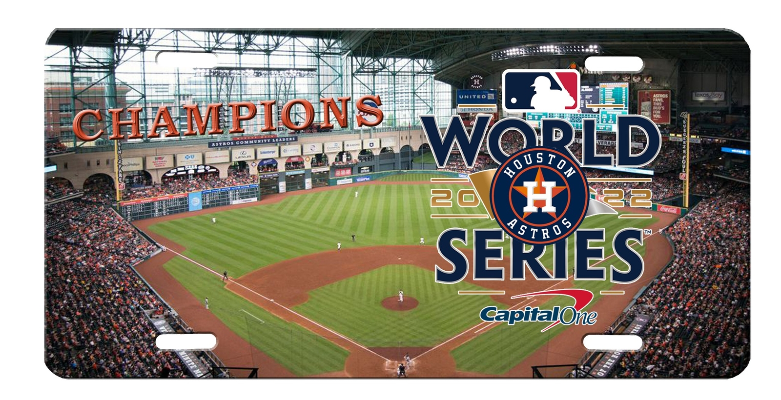 Tribute Plate Houston Astros 2022 World Series Championship License ...