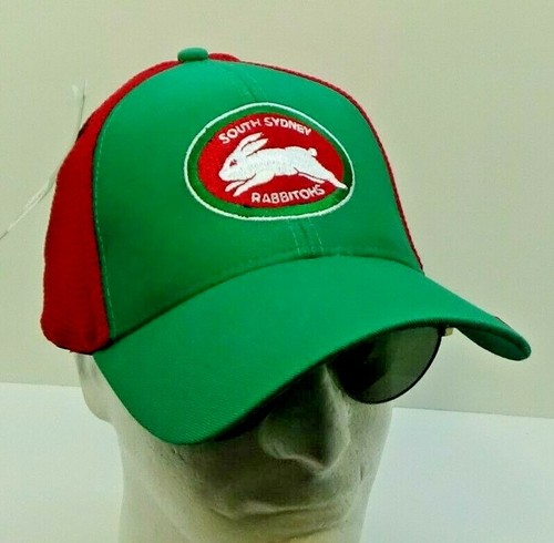 NRL SOUTH SYDNEY RABBITOHS CAP Mesh back fitted (L-XL) w/tags NEW ...