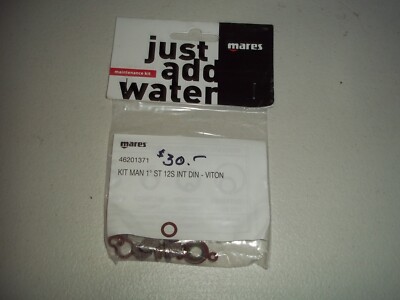 MARES SCUBA REGULATOR SERVICE KIT 1ST STAGE 12S INT DIN VITON 46201371 ...