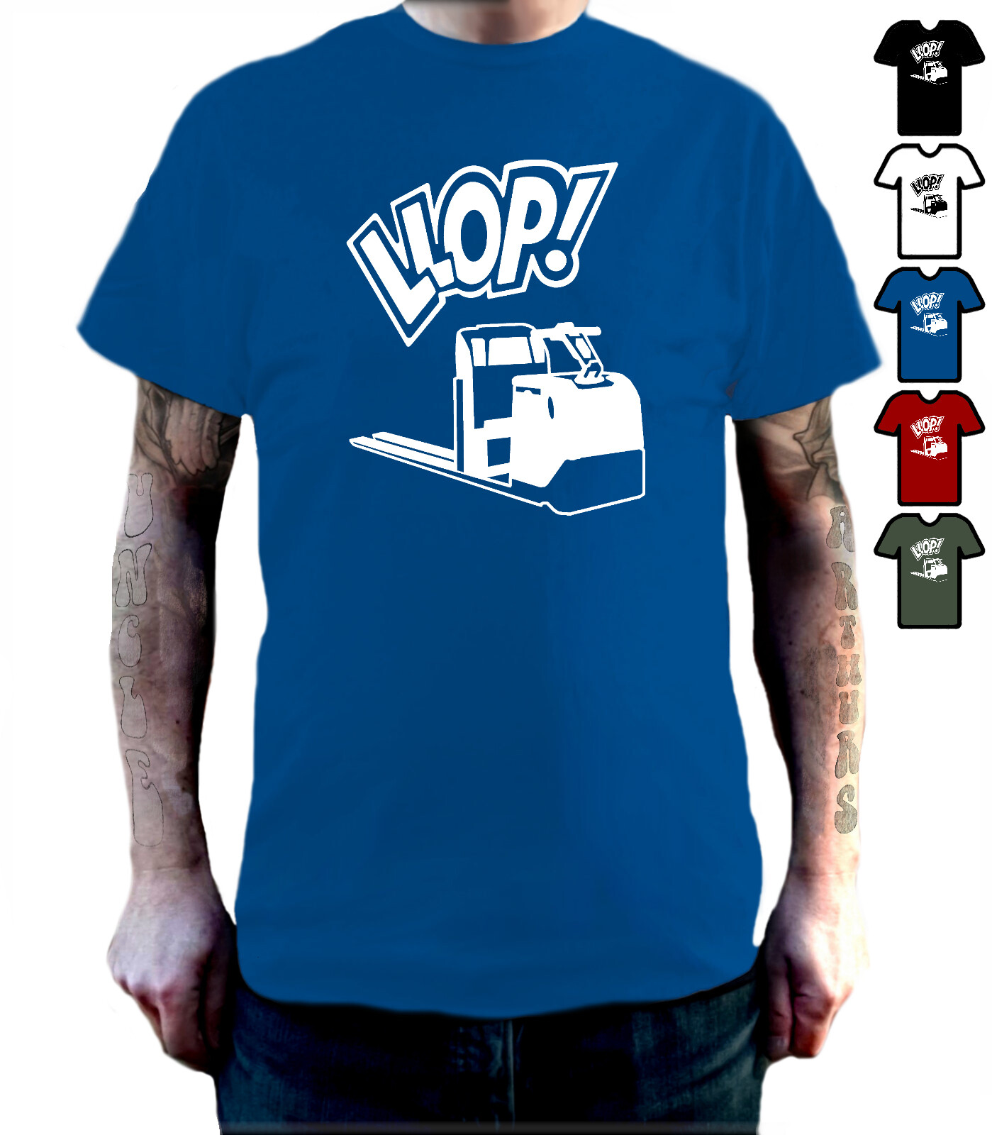 LLOP Low Level Order Picker T-Shirt Warehouse Picking Forklift Truck ...