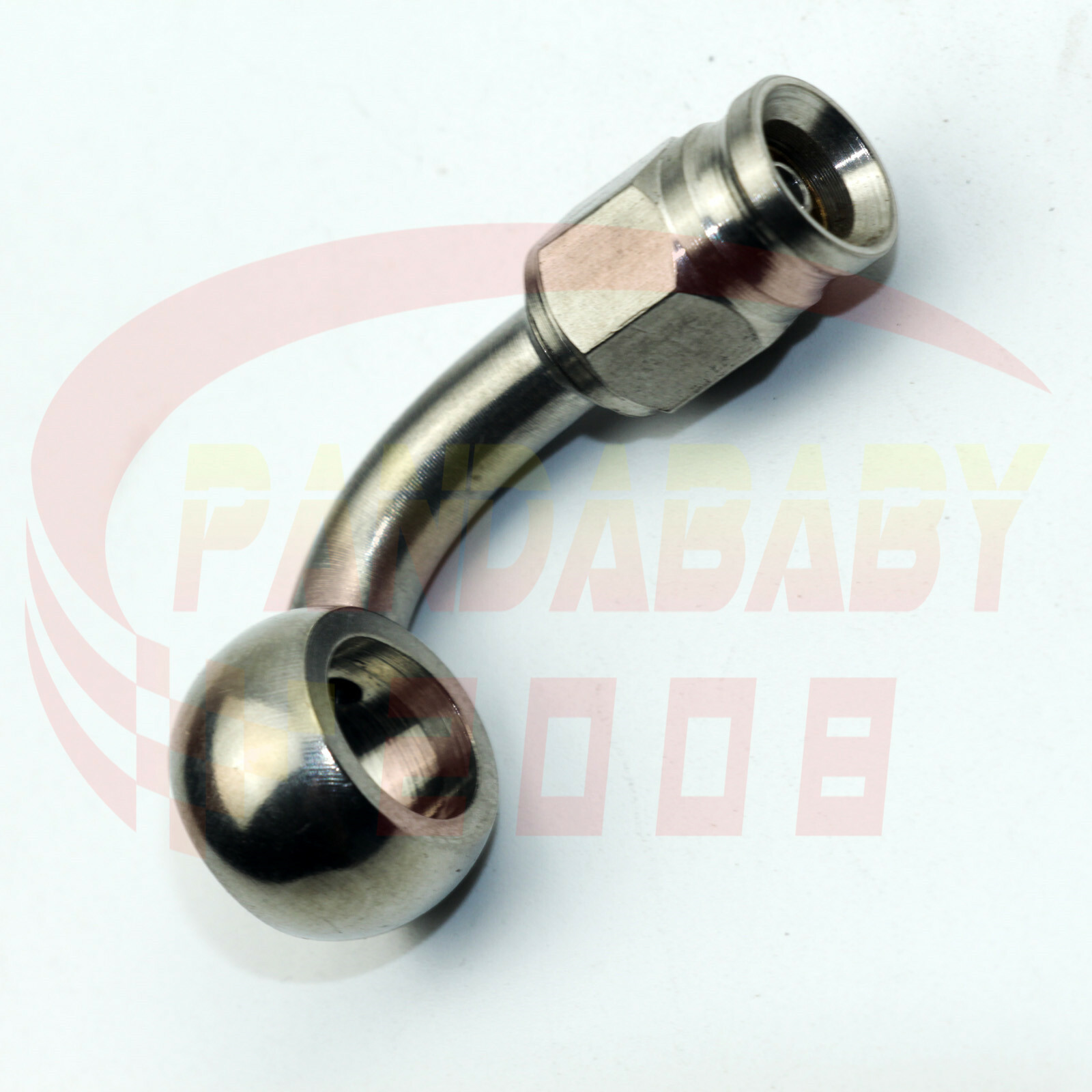 90 Deg SUS Ball Banjo Eye 10mm Brake Hose End AN3 3AN -3 3-AN Fitting ...
