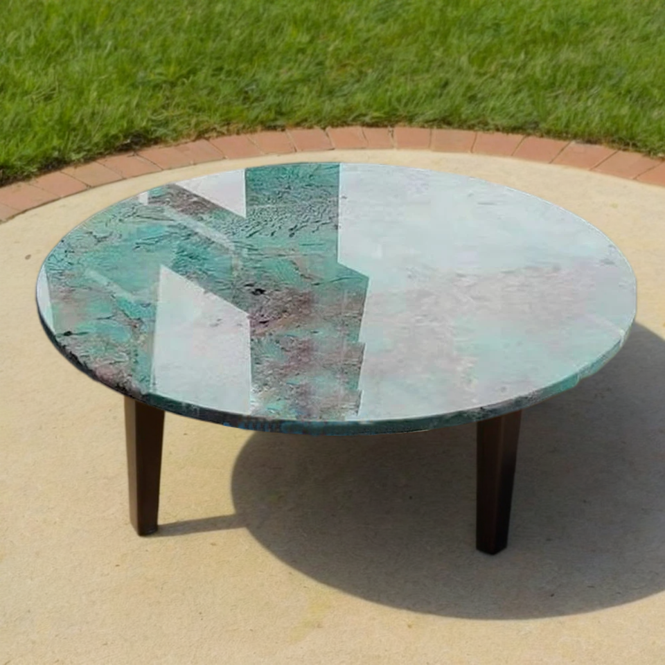 Natural Stone Amazonite quartz Coffee Table /Wall Slabs/Tiles ...