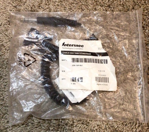 Intermec Handheld Cable Part 236-194-001 DB9 to DEX Cord | eBay