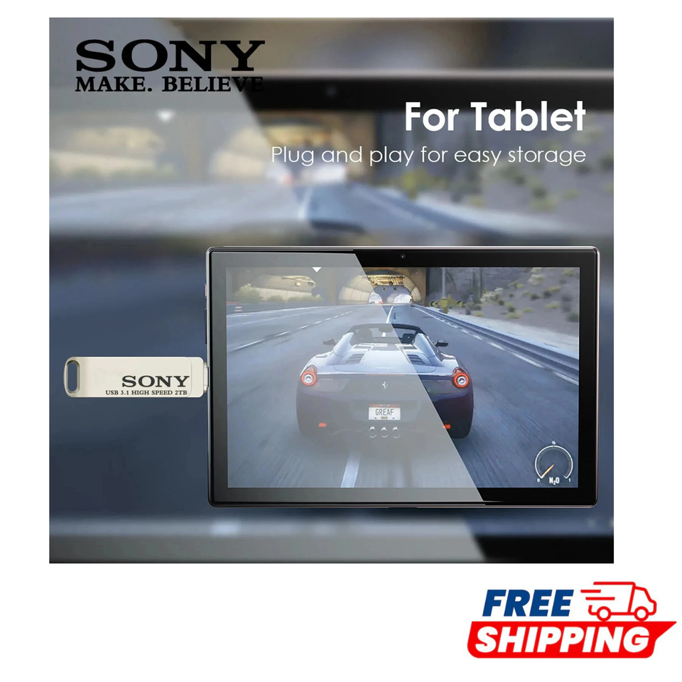Sony 2TB USB 3.0 Flash Drive High Speed Memory Stick for PC Laptop Mac ...