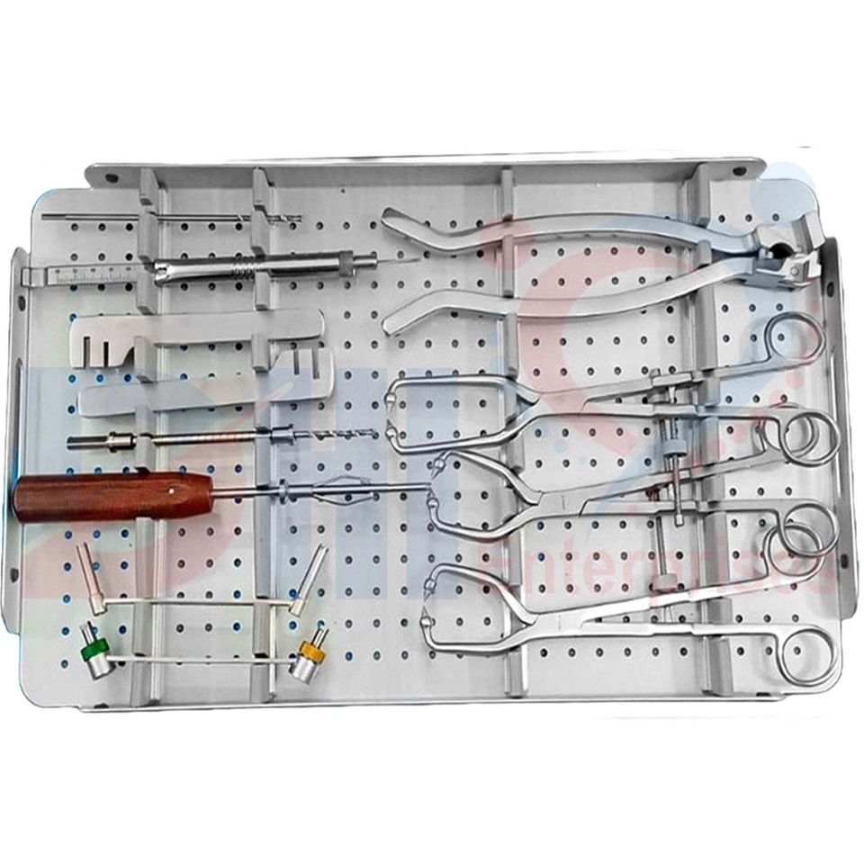 Pelvic Reconstruction Bone Plate Complete Set With Box Orthopedic Surgical Kit | eBay