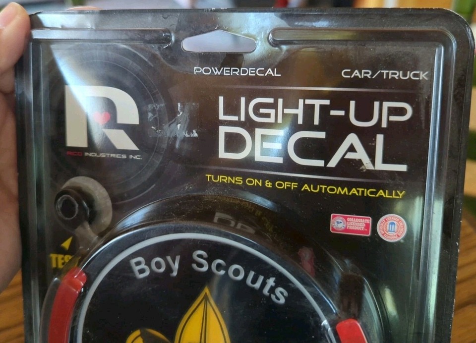 Boy Scouts Of America Light Up Decal Powerdecal Backlit LED Motion ...
