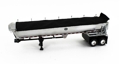 DCP 1:64 *CHROME* MAC Half Round END DUMP Tandem Axle Trailer *NEW* | eBay