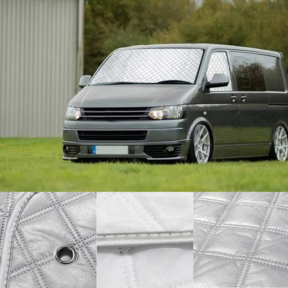 Car Windscreen Window Cover Internal Thermal Blinds For VW TRANSPORTER ...