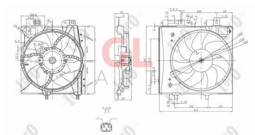 Radiator Cooling Fan FOR CITROEN C3 FC 2005-2010 1253P8 New | eBay