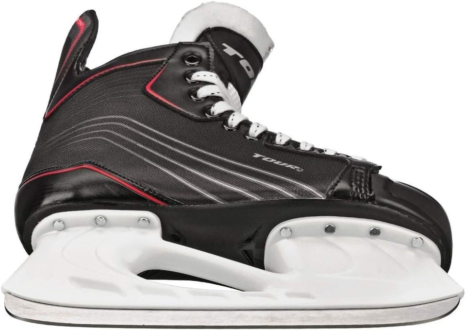 Tour TR-750 Men’s Ice Hockey Skates with Firm Ankle Support & Stainless ...
