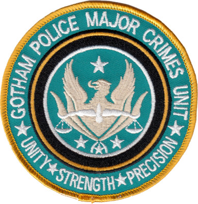 City of Gotham Police Major Crimes Unit Batman movie patch | eBay