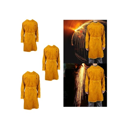 Welding Apron Heat Flame Resistant Work Apron Men Women Apron Long ...