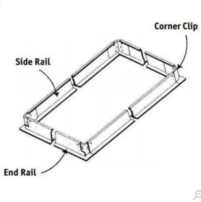 ⚡️Hubbell Columbia FK24 2x4 Single Flange Kit, for LED Flat Panel ...