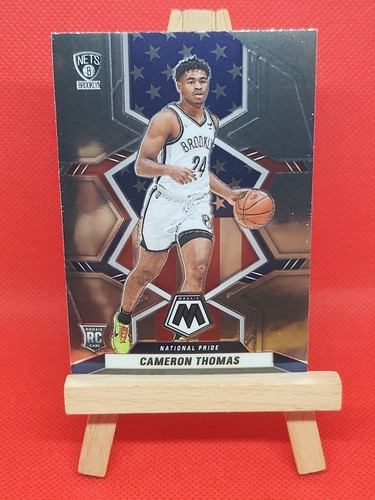 2021-22 Panini Mosaic Cameron Cam Thomas National Pride Rookie Card RC ...